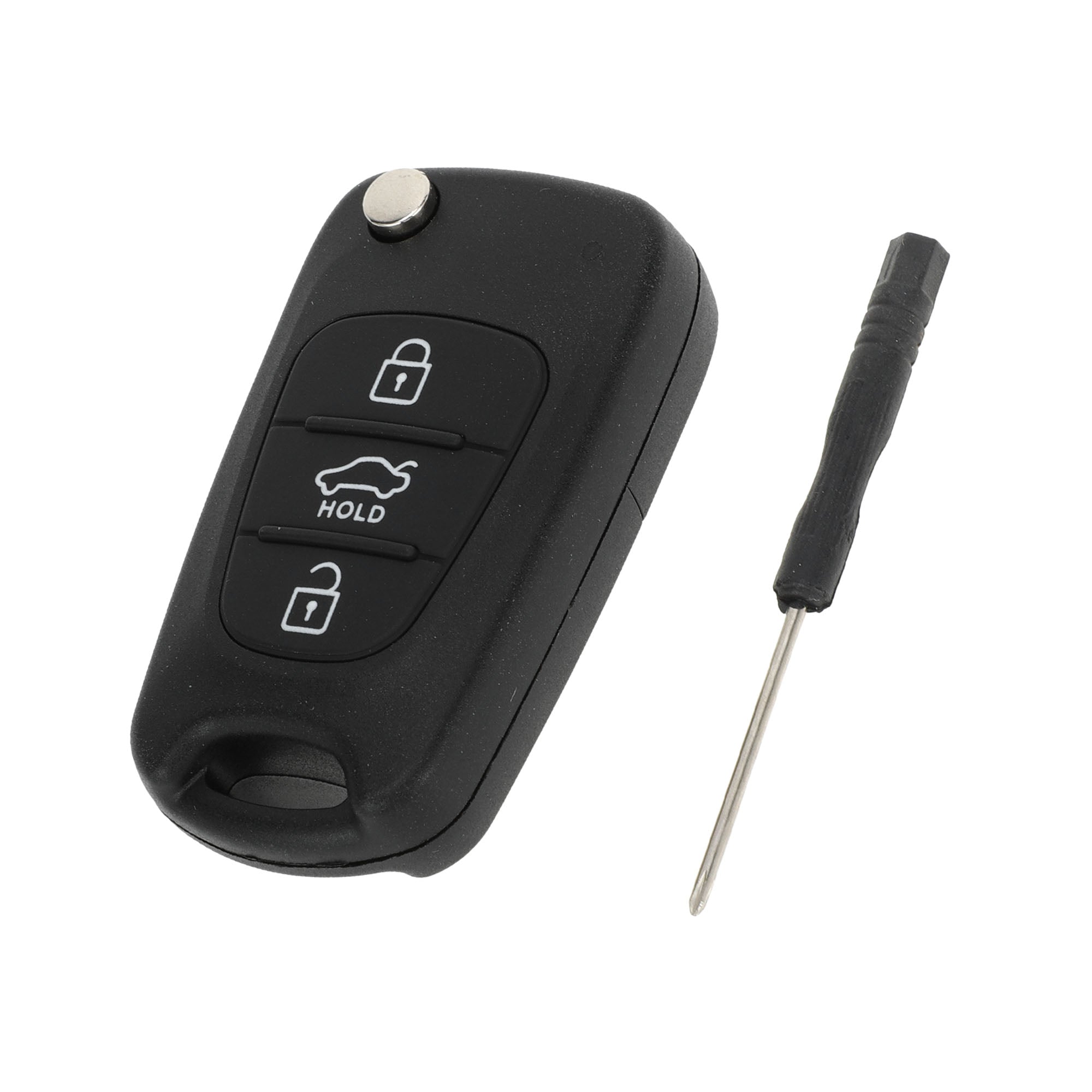 3 Buttons Keyless Entry Remote Fob Case Key Shell Case for Hyundai I20 ...