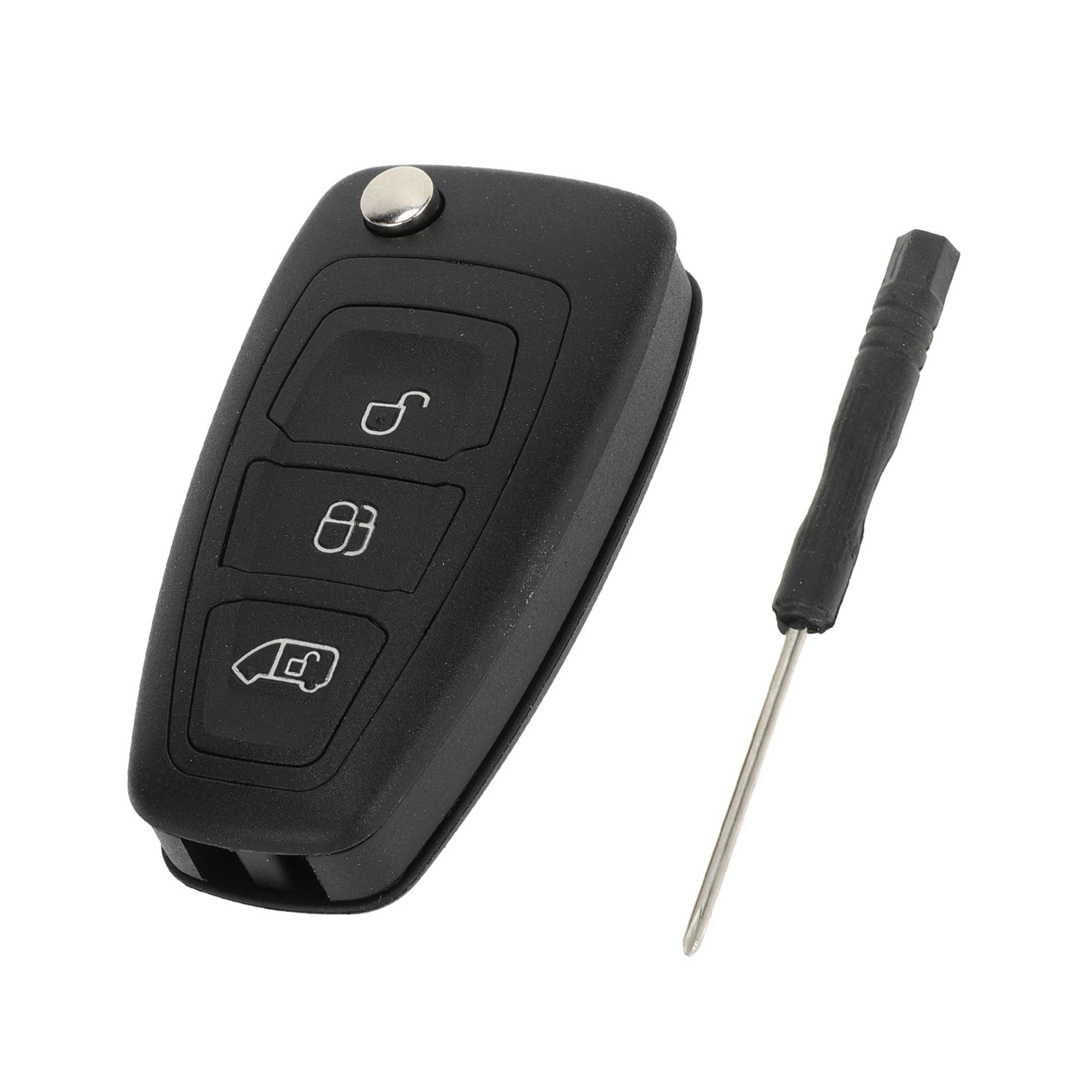 3 Buttons Keyless Entry Remote Fob Case Key Shell Case for Ford Transit ...