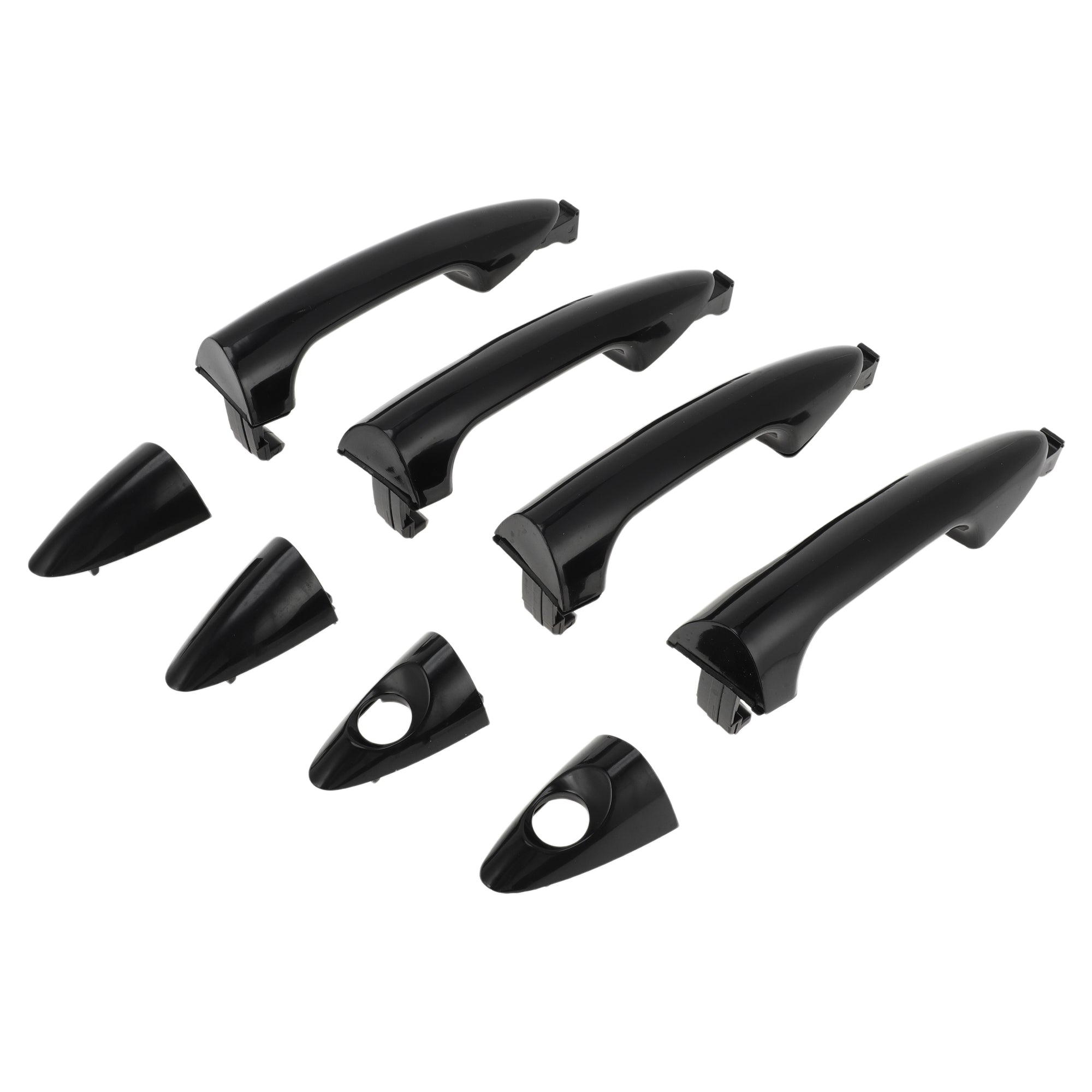 1Set Car Exterior Door Handles Grip for Hyundai Accent 12-17 No ...