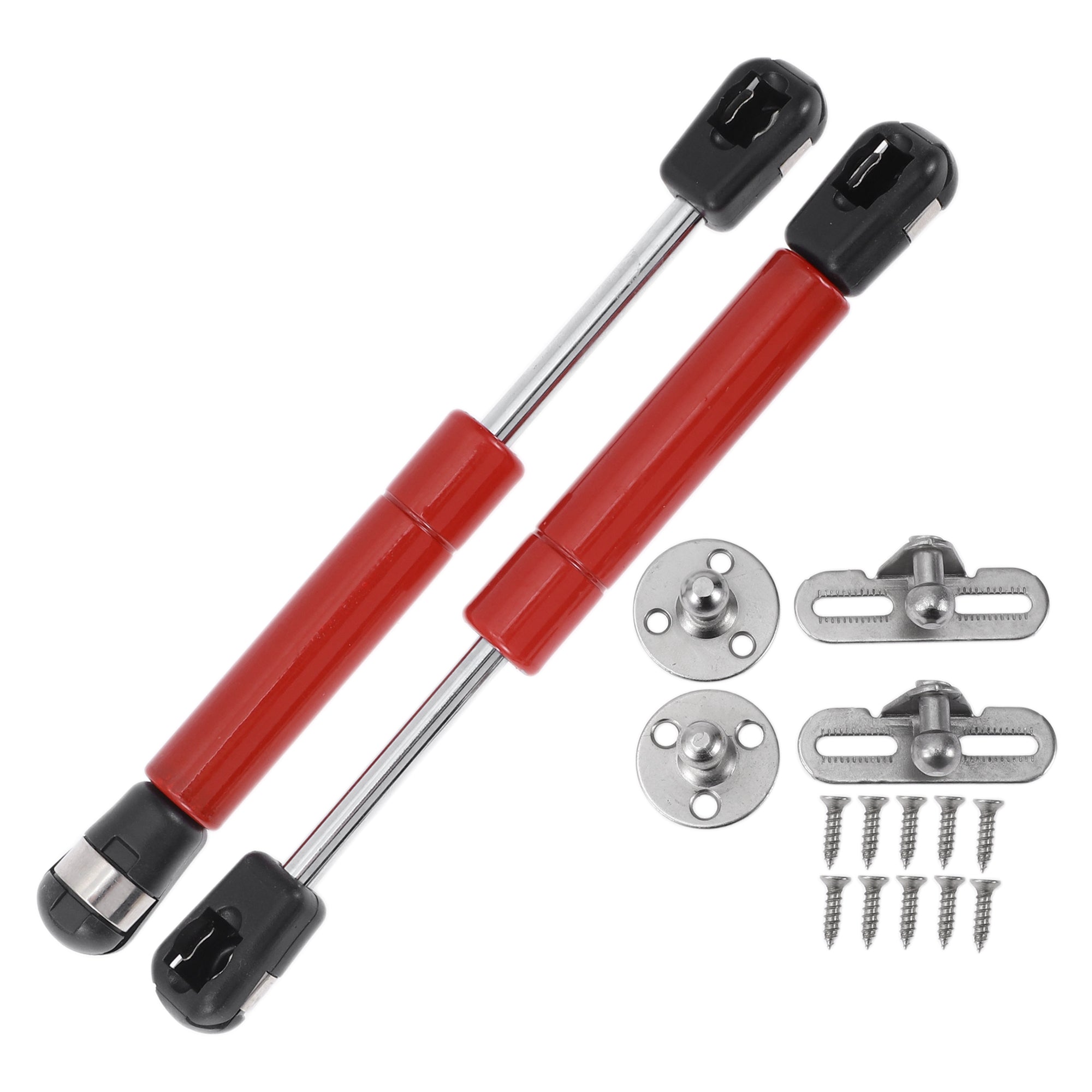 150mm/5.91" Gas Struts 22N Gas Springs Black Carbon Steel 2 Set ...