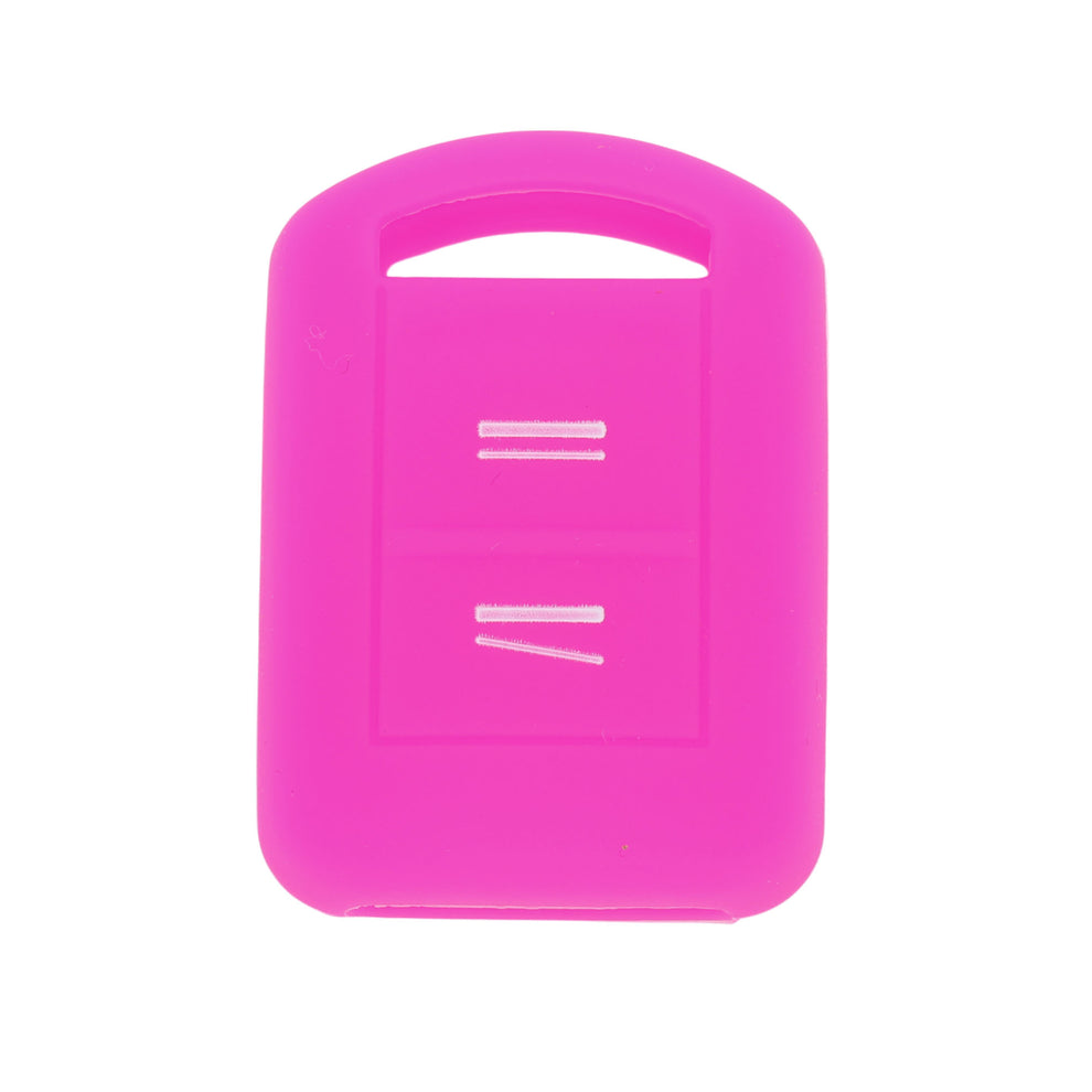 Dark Pink Silicone Car Key Case for Opel Corsa C 2000-2006 - 2 Buttons ...