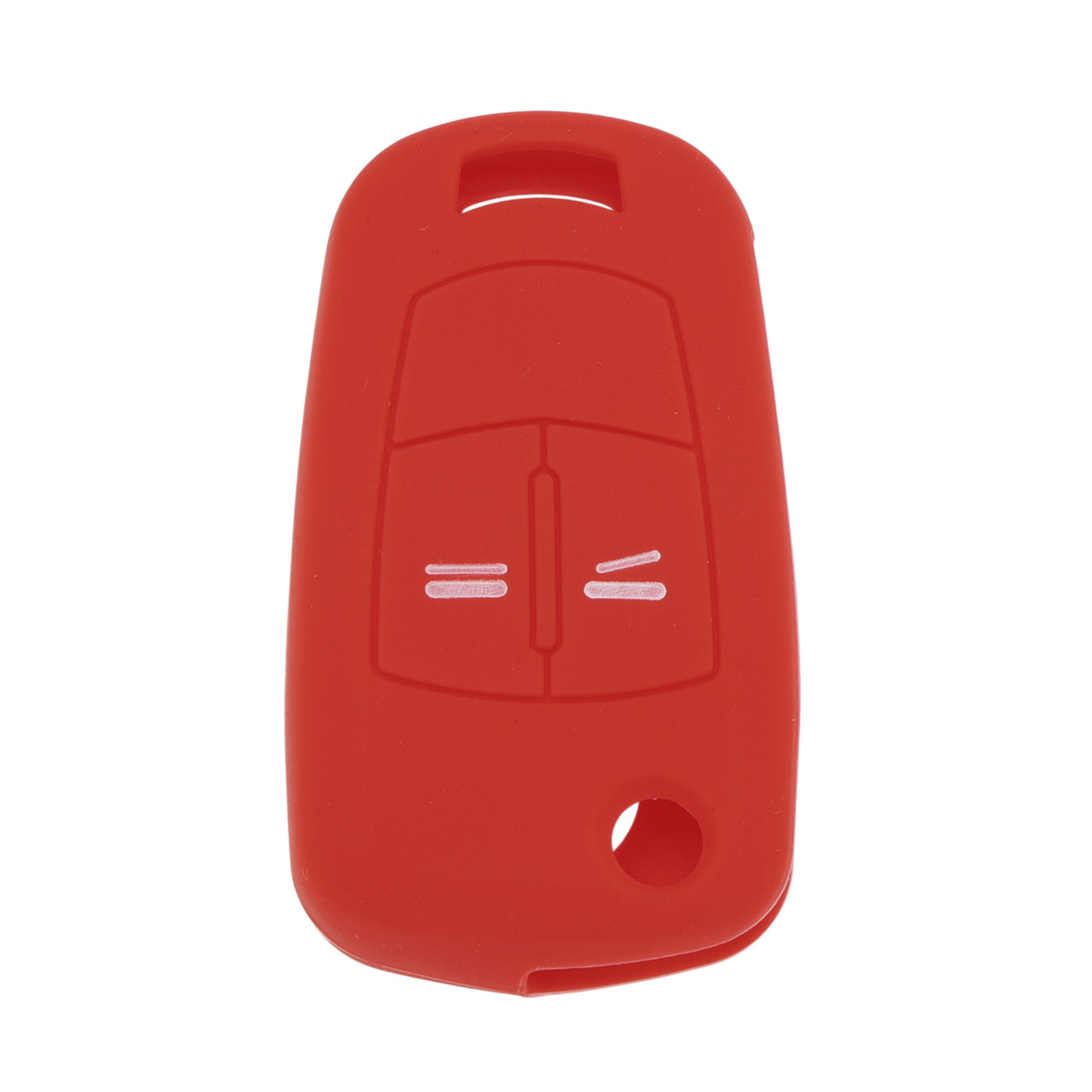 Red Silicone Car Key Case for Opel Corsa D 2006-2014 - 2 Buttons ...